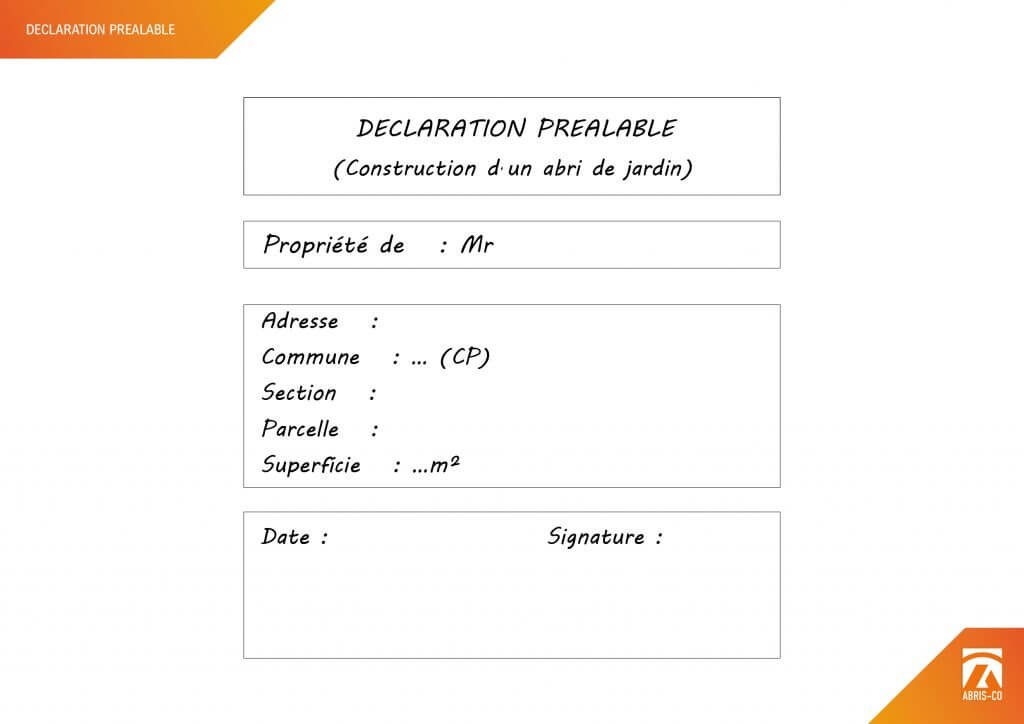 Déclaration de travaux 2 idées Législation - Abris-CO Bois