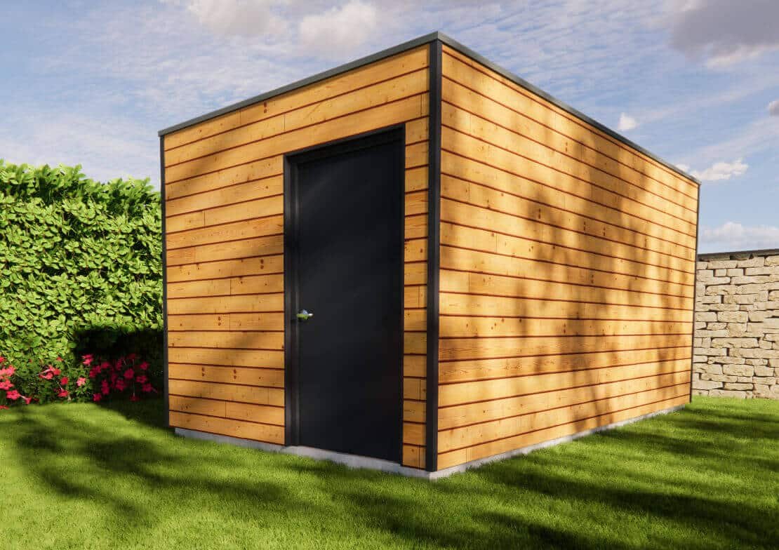 Abris-Co Bois. Abri de jardin : Modèle MONT BLANC m²