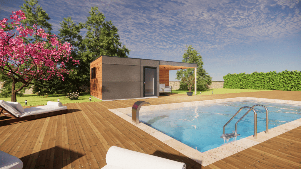 Poolhouse bois : les 5 astuces Abris-Co avant de se lancer.